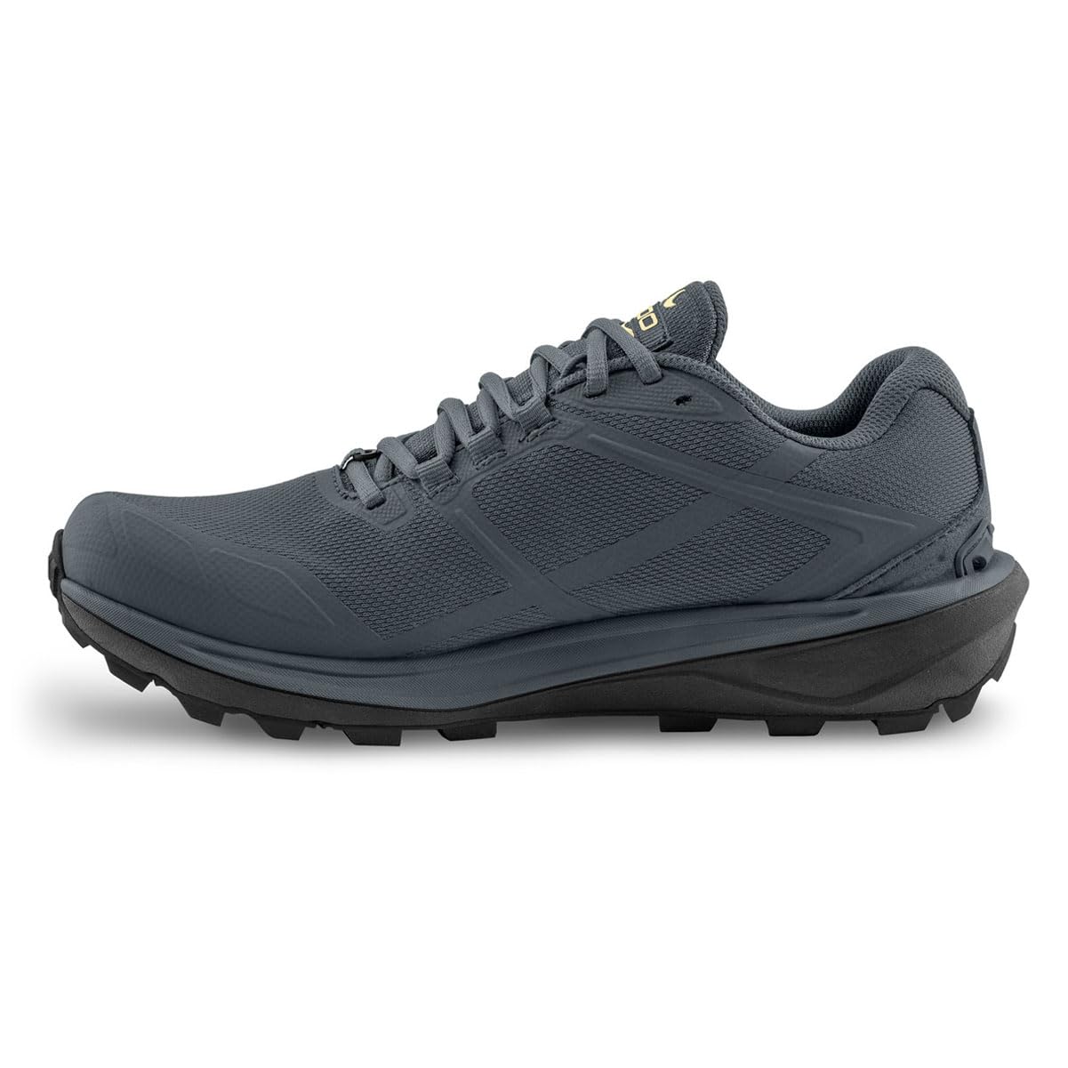 Topo Athletic Women's Terraventure 4 WP Waterproof Comfortable Cushioned Durable 3MM Drop Trail Running Shoes, Athletic Shoes for Trail Running, Grey/Butter, Size 8.5