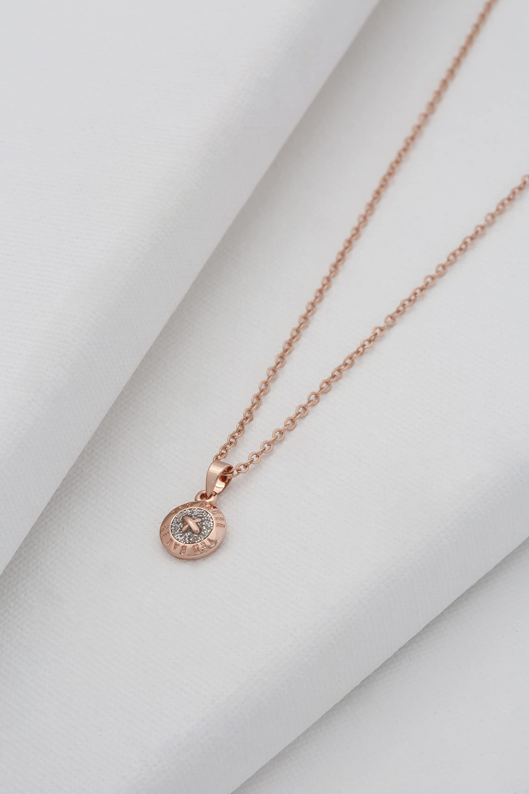 Ted Baker London Elvina Enamel Mini Button Pendant Necklace for Women