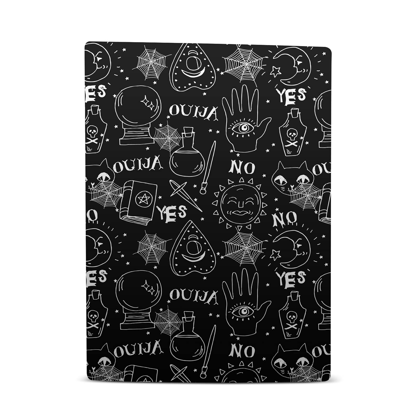 Witchcraft Art Mix Matte Vinyl Faceplate Sticker Gaming Skin Case Cover Compatible with Sony Playstation 5 PS5 Digital Edition Console and DualSense Controller