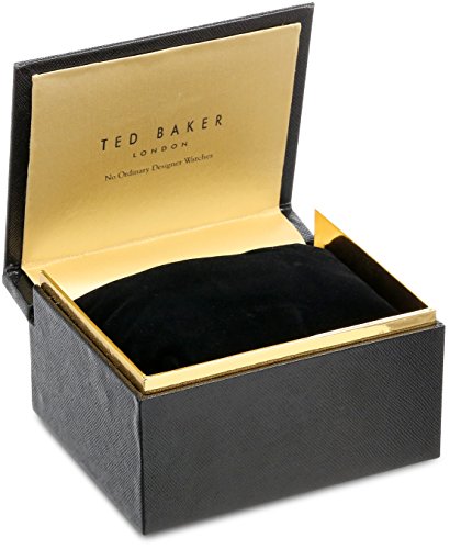 Ted Baker Women's TE4107 "Vintage Glam" Rose-Gold Tone Stainless Steel Rhinestone-Accented Watch