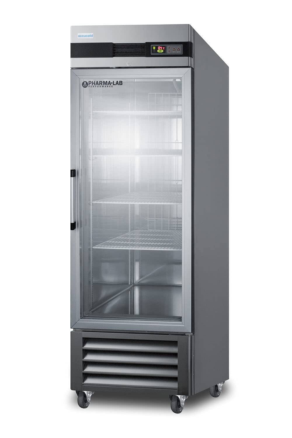 Summit 23 Cu.Ft. Upright Pharmacy Refrigerator Medical - Laboratory - Pharma-Lab 23 cu.ft. all-refrigerator with glass door