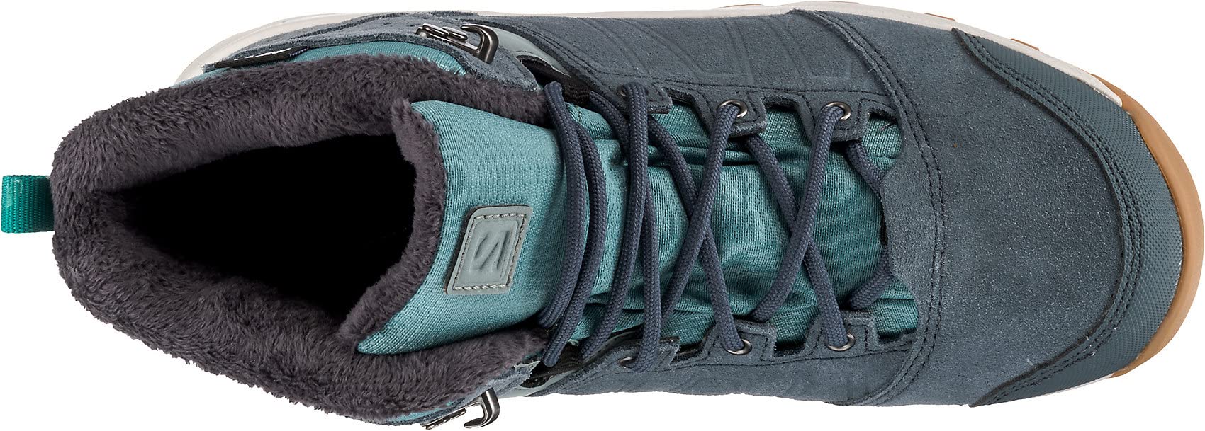 Salomon Kids' Utility TS CSWP J Hiking Boots, Trellis/Stormy Weather/TROPICAL GREEN, 1.5