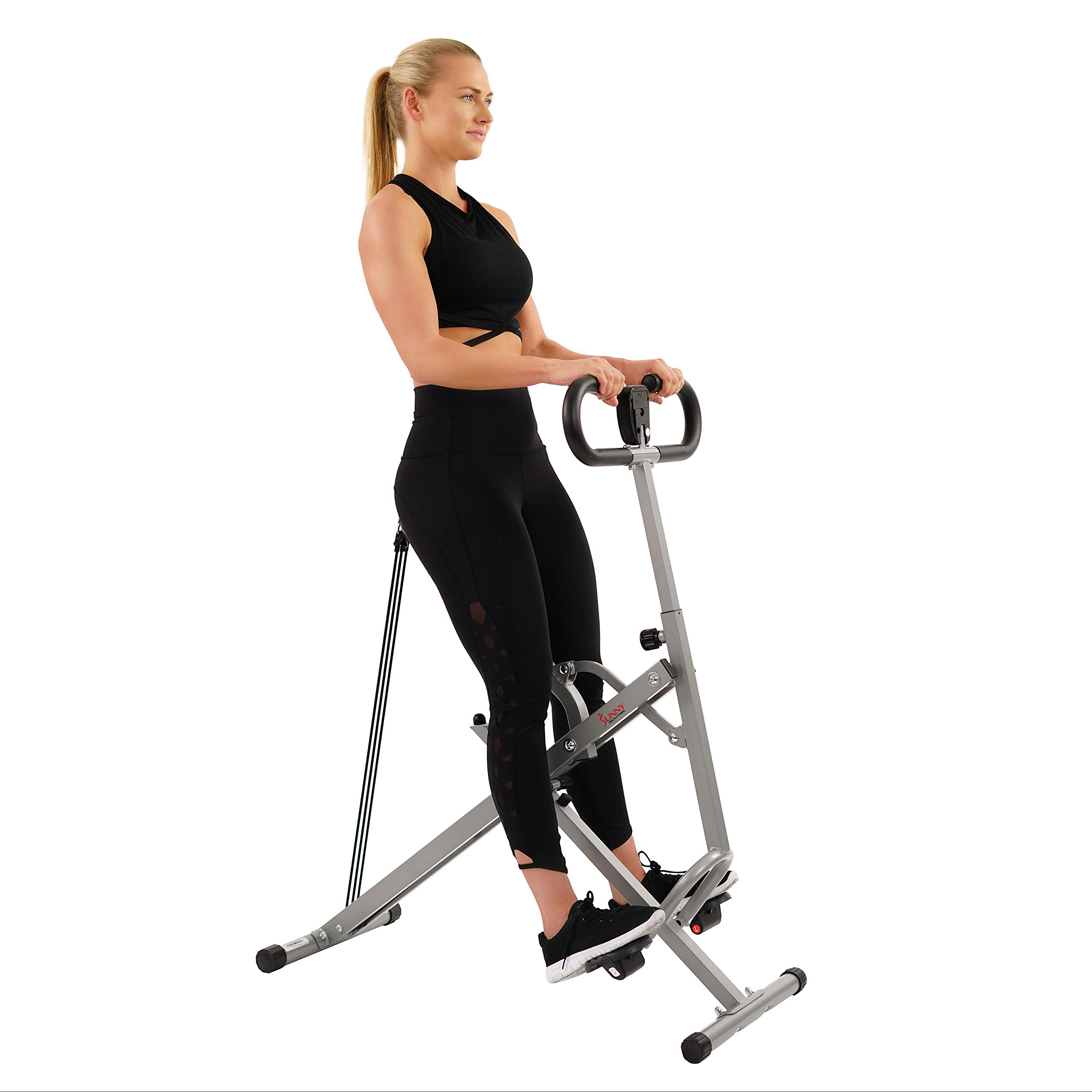 Sunny Health & Fitness Upright Row-N-Ride Rowing Machine