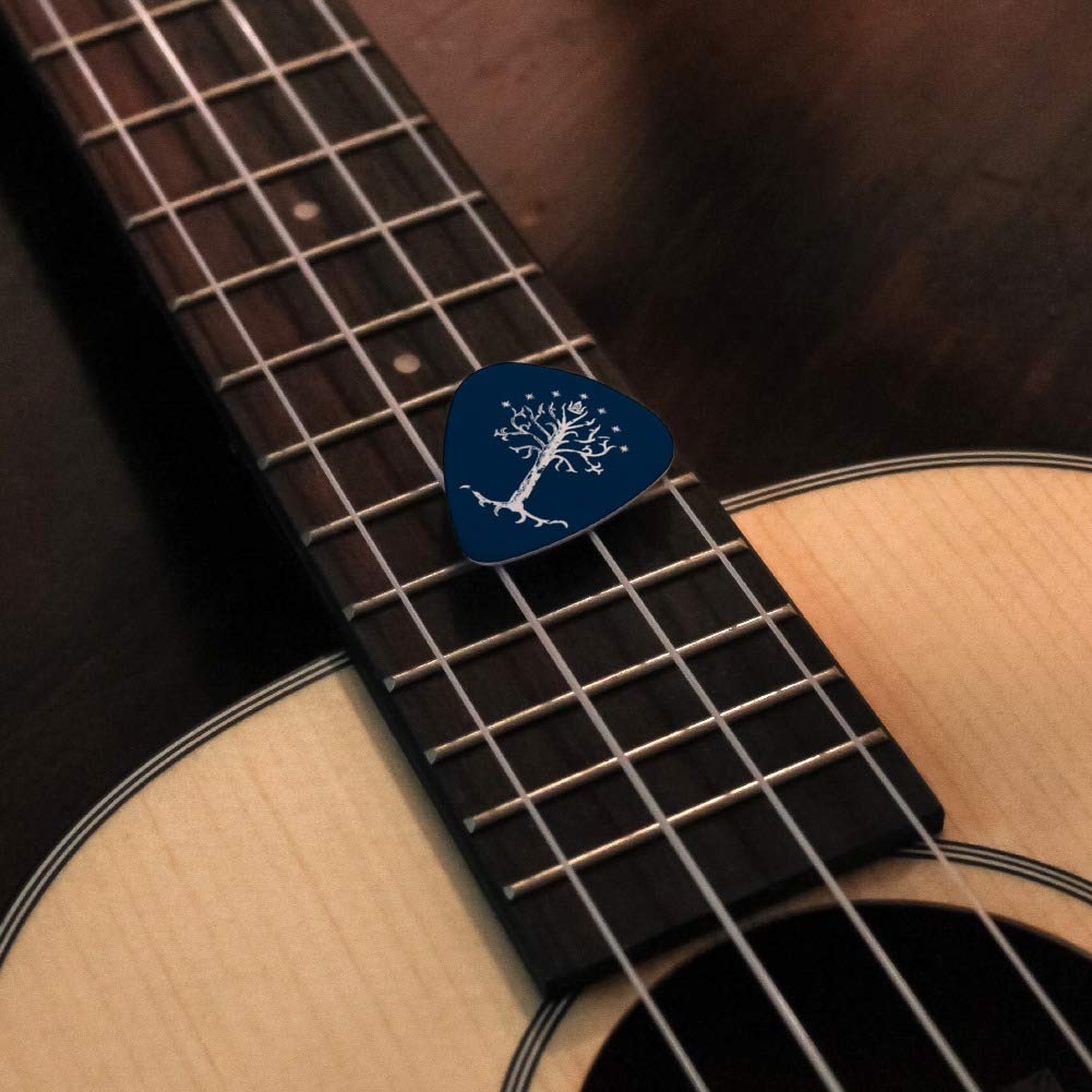 THE LORD OF THE RINGS Tree of Gondor Novelty Guitar Picks Medium Gauge - Set of 6