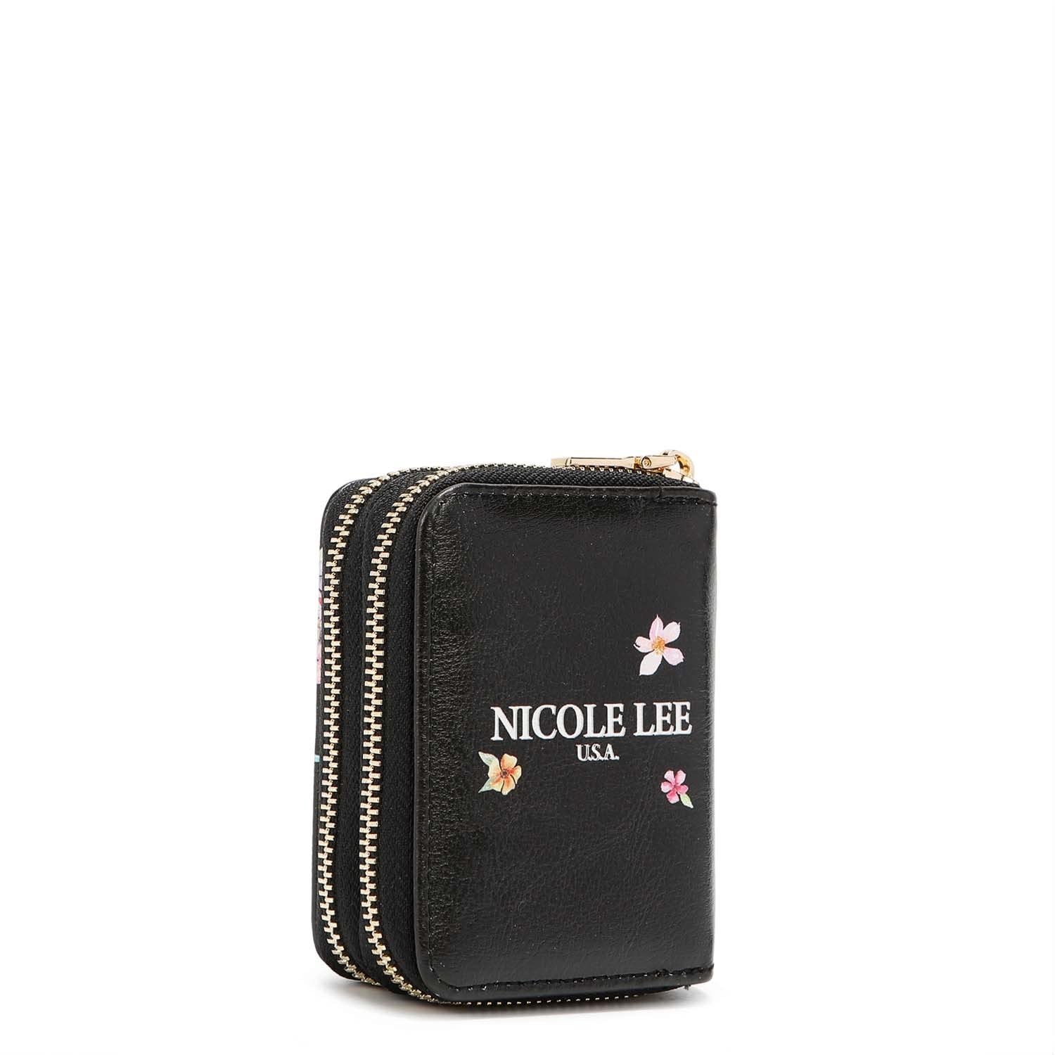 PRT6319 DREAM OFFALL COLORS DOUBLE ZIP ACCORDION CARD HOLDER