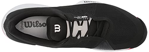 Wilson Men's KAOS Swift Tennis Shoe, Black/Pearl Blue RED, 10