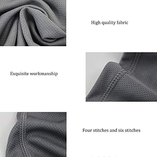 Sun UV Protection Summer Face Mask Breathable Sun Protection Neck Gaiter for Fishing Hiking Camping Outdoors Versatile Head wrap (2 Pack) Black