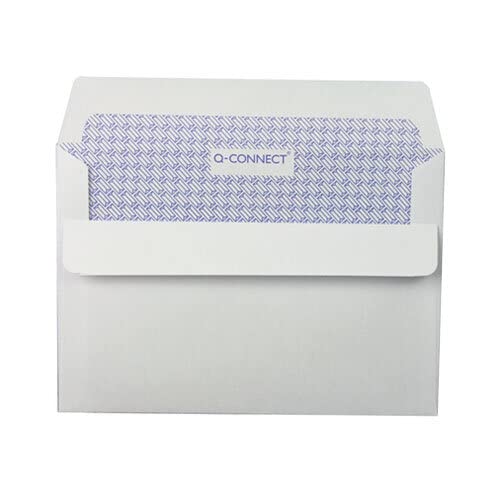 Q-Connect KF3472 Envelope C6 90gsm Self-Seal (Pack of 1000) - White