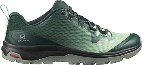 Salomon VAYA Hiking Shoes for Women, Green Gables/Spruce Stone/Shadow, 5.5