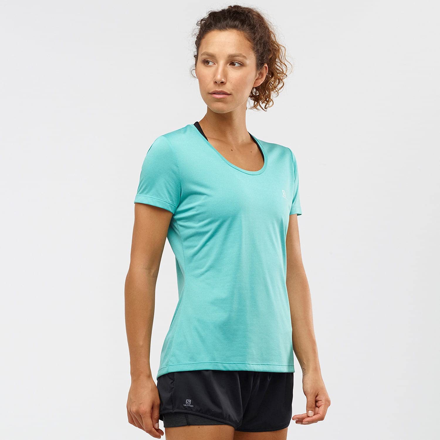 Salomon Women's Standard Agile Short Sleeve TEE W, Meadowbrook, X-Small