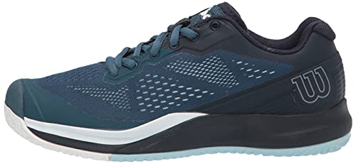 Wilson Women's Rush PRO 3.5 W Tennis Shoe, Majolica Blue/Outerspace/White, 6