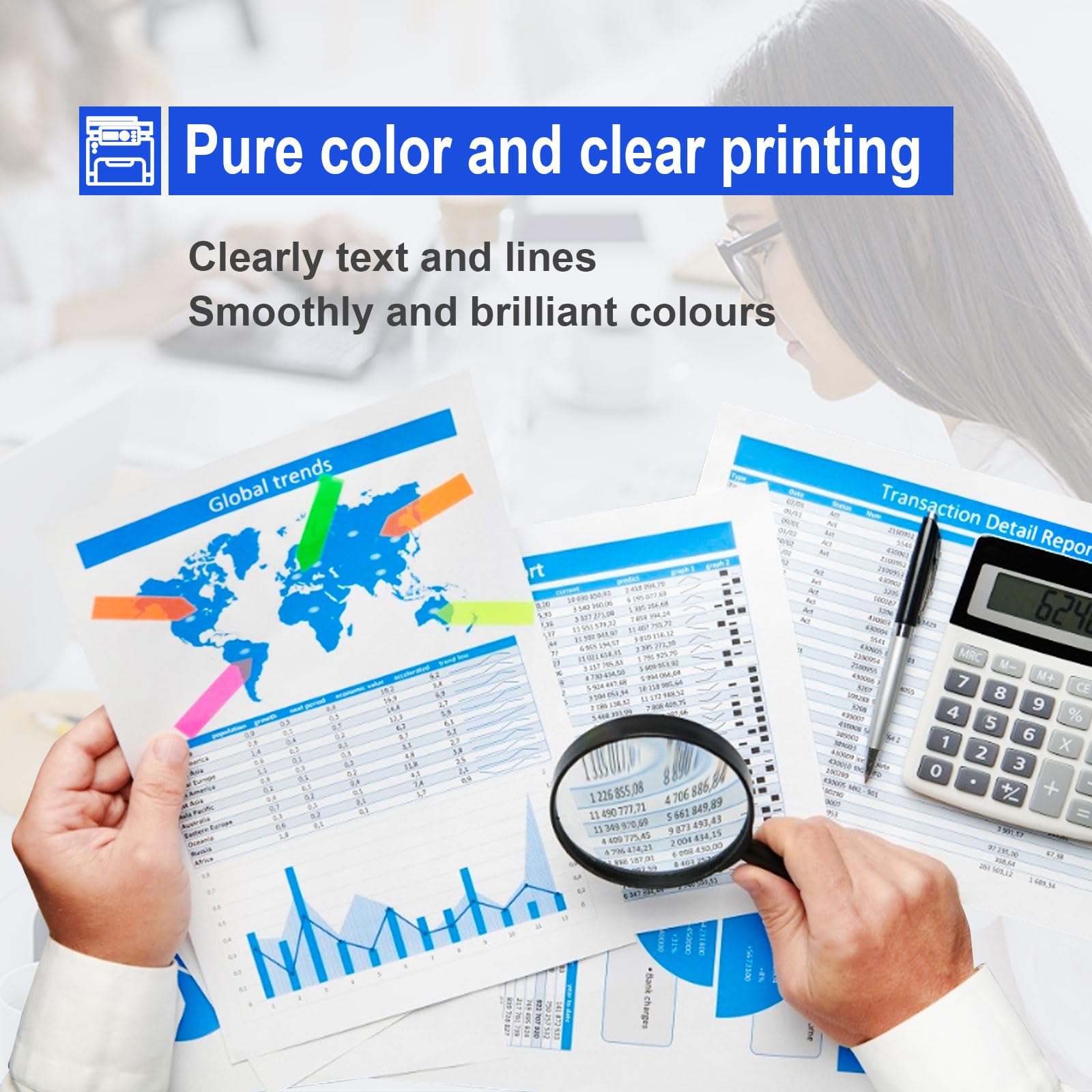 Remanufactured C310 C315 Toner Cartridge Replacement for Xerox 006R04356 006R04357 006R04358 006R04359 for Xerox C310 C315 Printer(Black,Cyan,Magenta,Yellow)