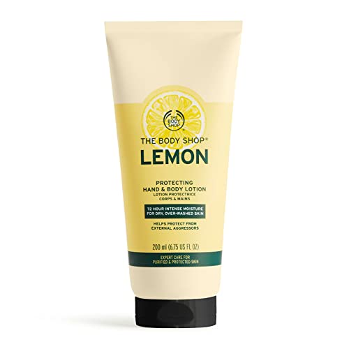 The Body Shop Lemon Protecting Hand & Body Lotion – Intensely Hydrating Moisturizer – 6.75 oz