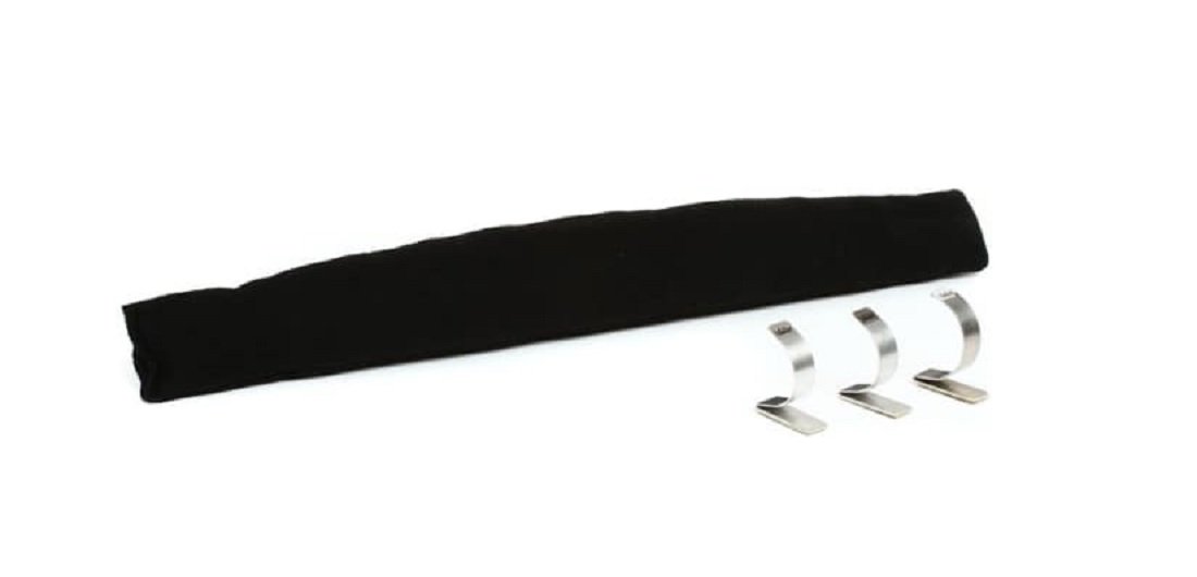 REMO Hardware Package, Bass Muffle Strip, Black, For 20" Diameter Drum