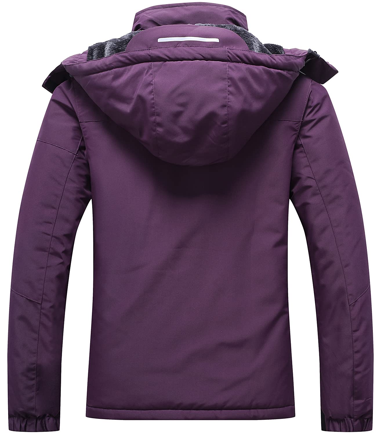 SUOKENI Women's Waterproof Warm Winter Snow Coat Hooded Raincoat Ski Snowboarding Jacket