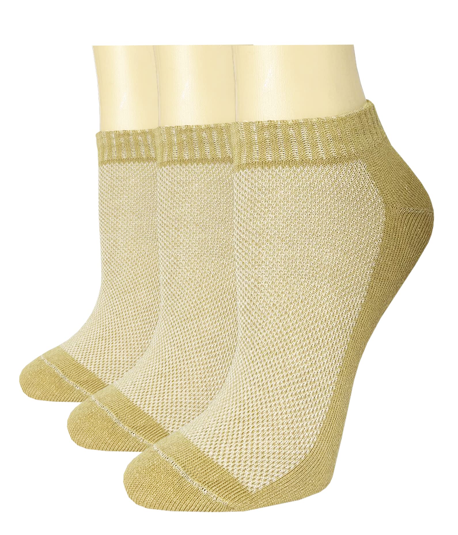 Women's Cotton Athletic Ankle Socks, Ultra Thin Breathable Dry Fit Low Cut Running Ankle Socks - 3 Pairs (Mix v)