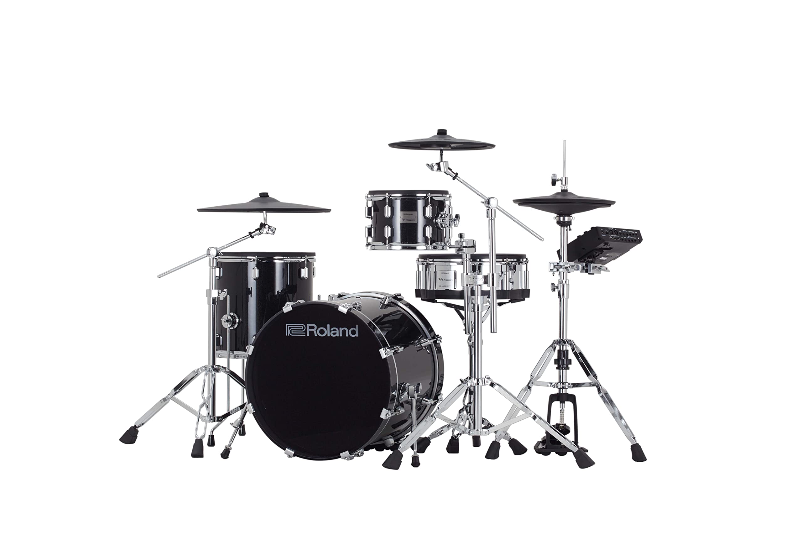 Roland VAD504 V-Drums Acoustic Design Electronic Drum Set Bundle with 3.5mm Audio Cable, Drumstick Bag, 3 Pairs of Drumsticks, and Austin Bazaar Polishing Cloth