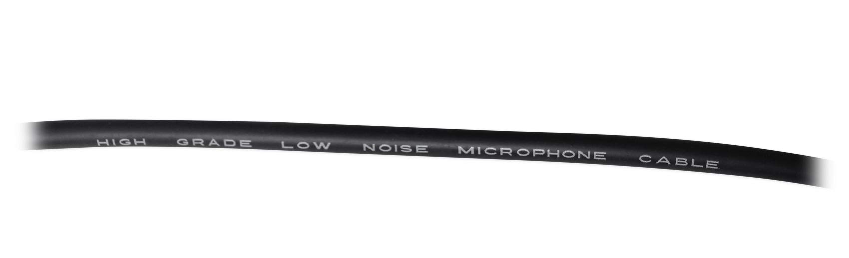 ROCKVILLE 10 Ft. Metal XLR Female to 1/8" TRS Cable-100% Copper (RXLR-AUX),Black