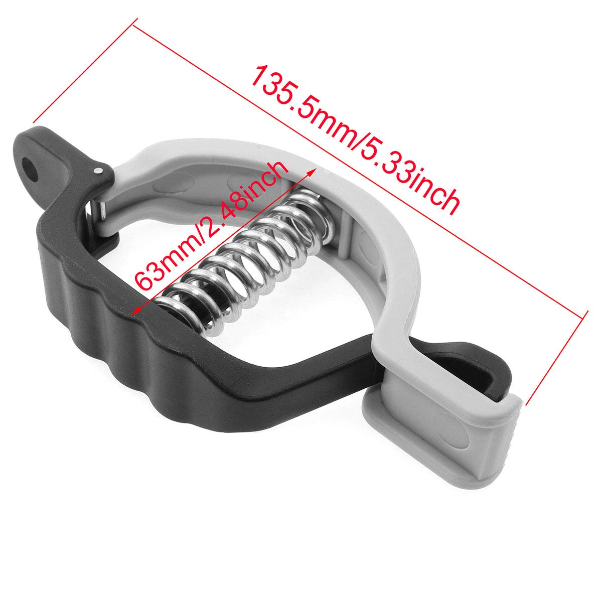 ZRM&E Fishing Mechanical Fish Scale with Mini Fish Gripper Lip Grip Portable Weight Tool Steelyard