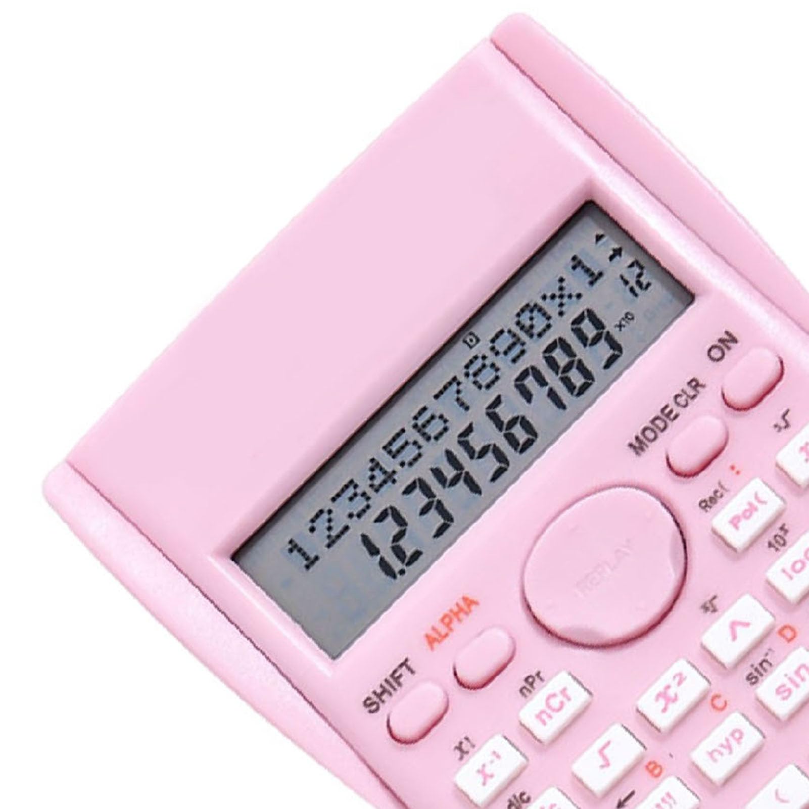 Scientific Calculator, 12 Bit Math Calculator with 240 Functions, Large Display, Sliding Hard Cover for Middle College Students Teachers (Blue)