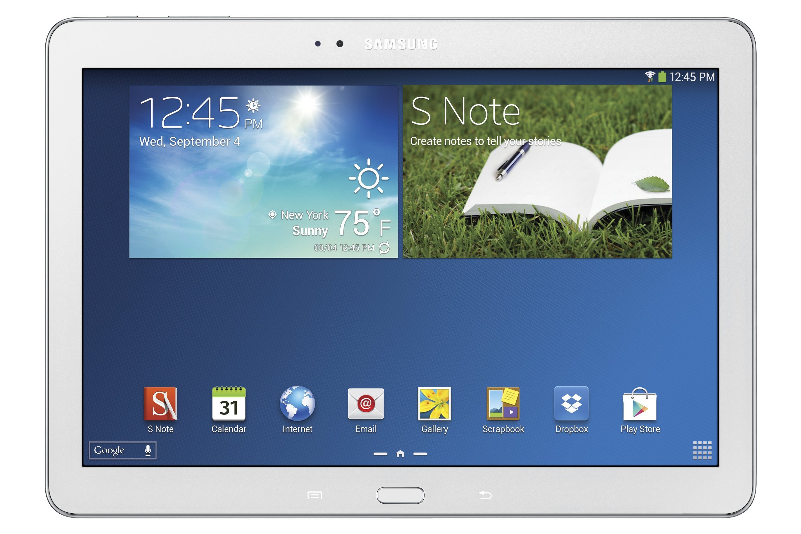 Samsung Galaxy Note 10.1 2014 Edition (32GB, White) (Renewed)