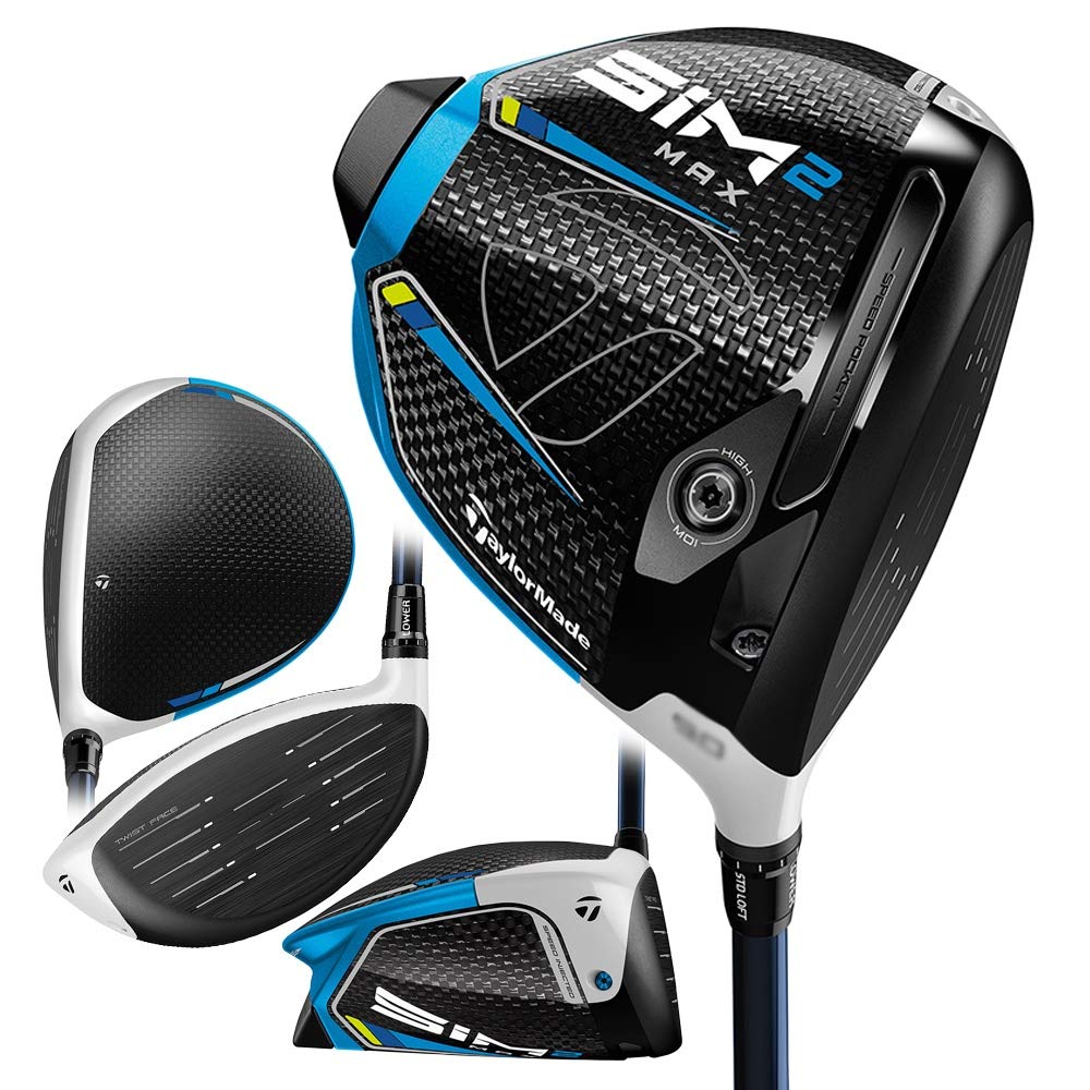 TaylorMade SIM 2 Max Driver Mens Right Hand Graphite Stiff 9 Degree KuroKage Silver