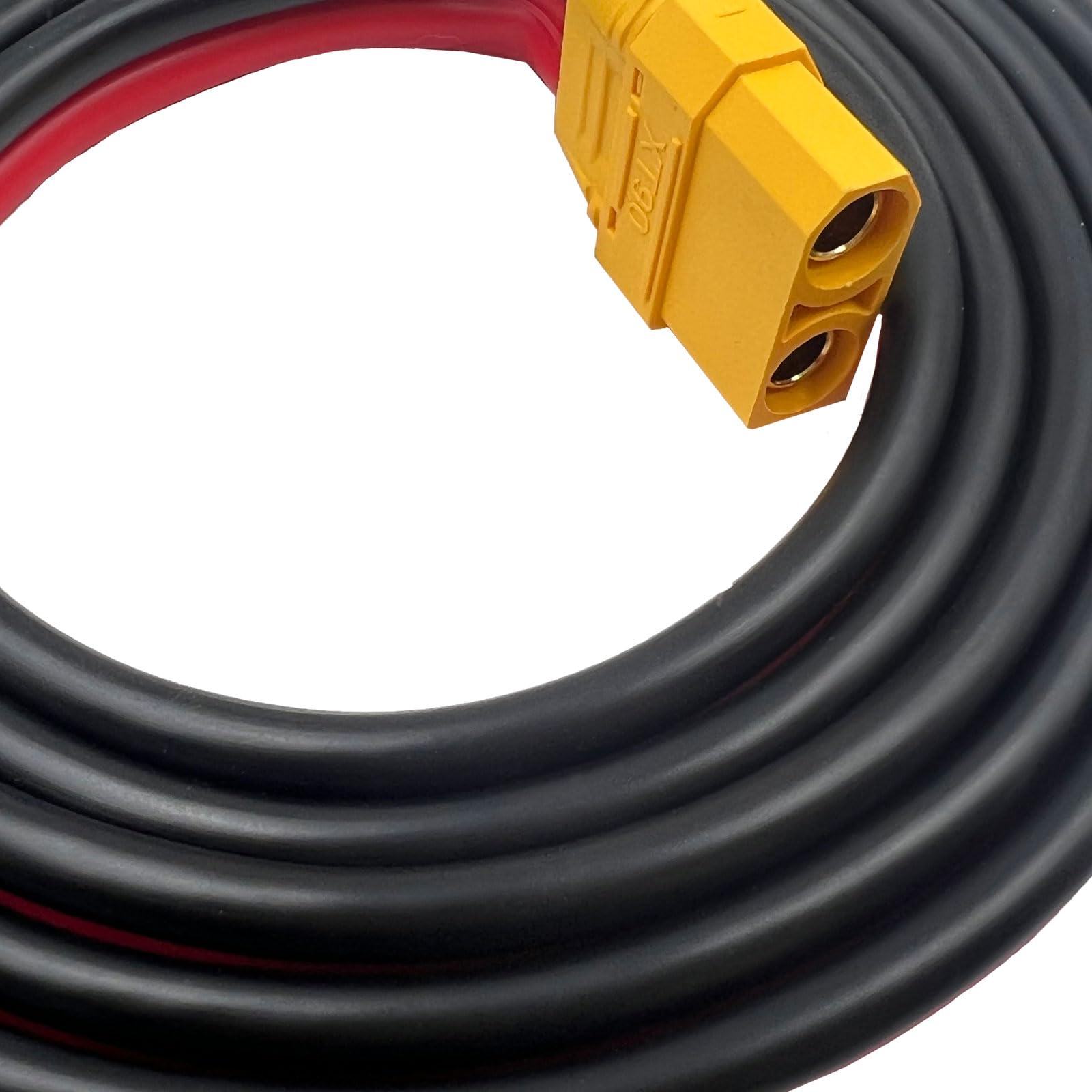 ZkeeShop 10AWG XT90 to Solar Connector Cable Extension Cable Compatible for Portable Power Station Solar Generator 4.92FT (XT90 Female)