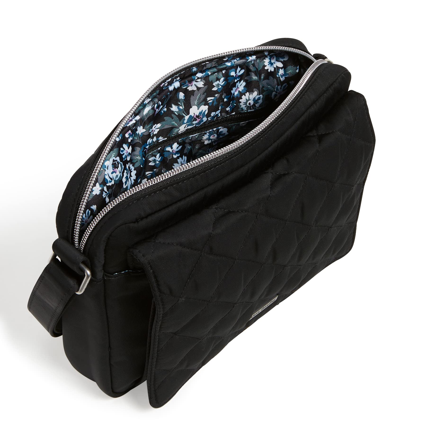 Vera Bradley Women's Peformance Twill Medium Hipster Crossbody Purse, Olive Leaf, One Size
