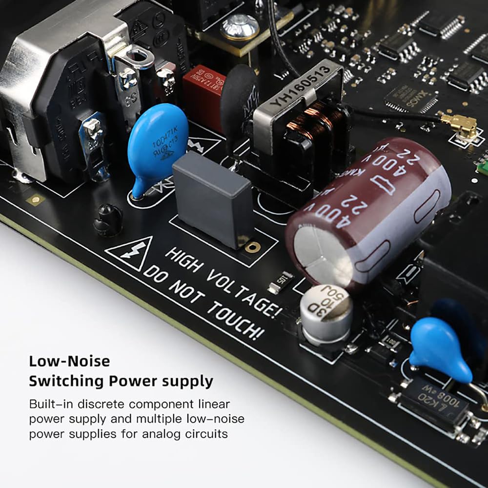 SMSL DO100 USB DAC ES9038Q2Mx2 OPA1612x4 Bluetooth5.1 DSD512 32bit/768kHz USB/BT/Opt/Coax Input RCA/XLR Output High Resolution Balanced Audio Decoder with Remote Control