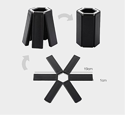 WOIWO High Temperature Resistant Pan Cushion New and Strange Folding Pot Plastic Pot Mat