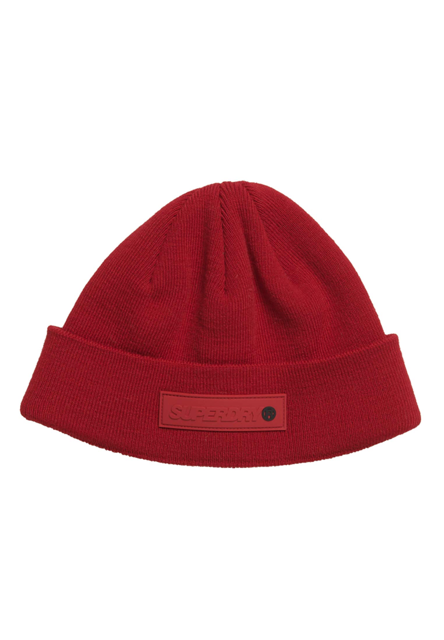 Superdry Mens Skate Lux Beanie Rouge Red Size One Size