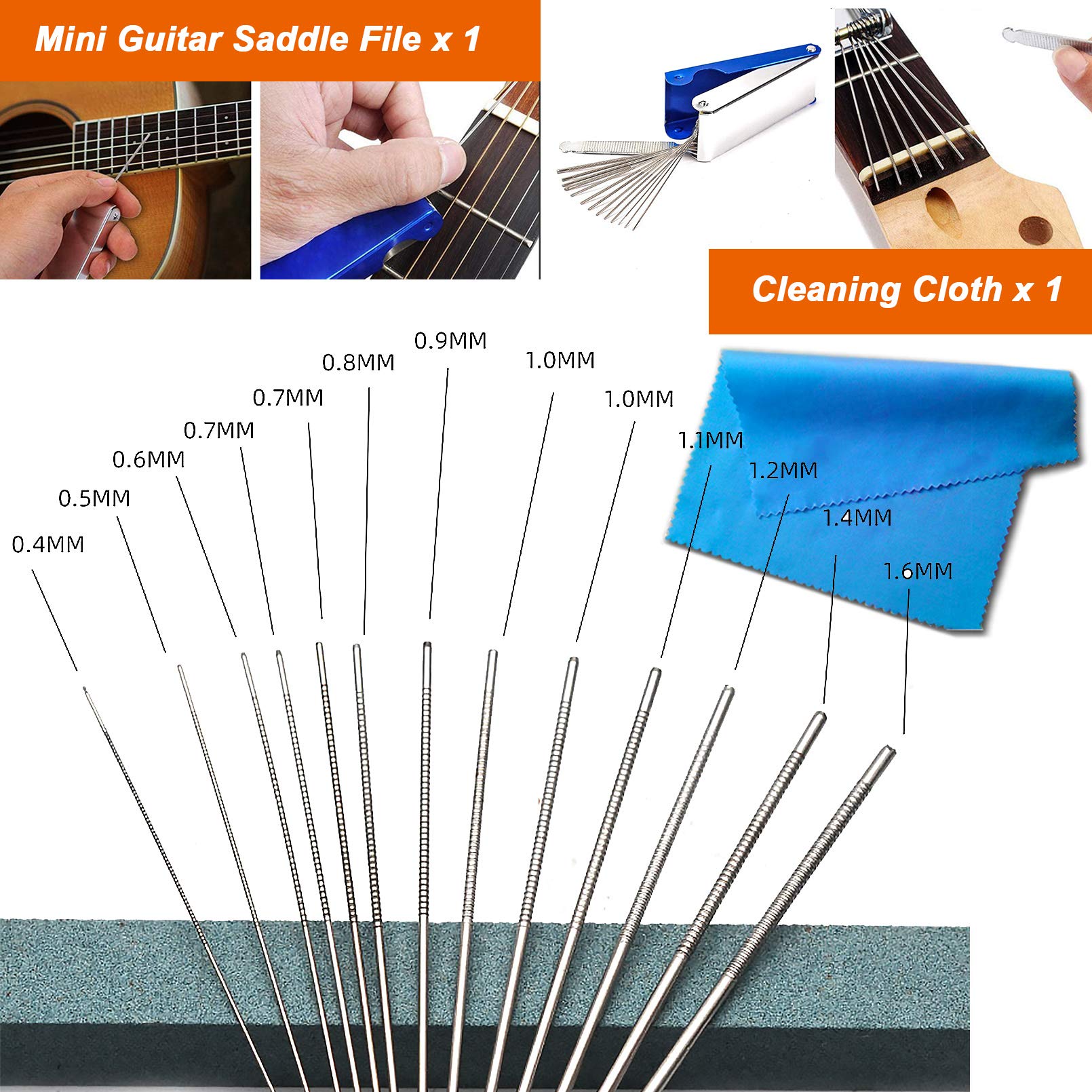 SPROUTER 93 PCS Guitar Accessories Set, Including Guitar Capo, 3 in 1 String Winder, Bridge Pins, Picks, Guitar Strings, Finger Picks, Fingertip Protectorsone, Guitar Saddle Files, Finger Strengthener