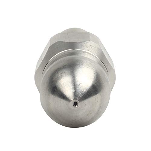 WILTEEXS Pressure Washer Sewer Jetter Nozzle, Drain Jet Hose Nozzle, 1/4'' Quick Connector, 5000 PSI