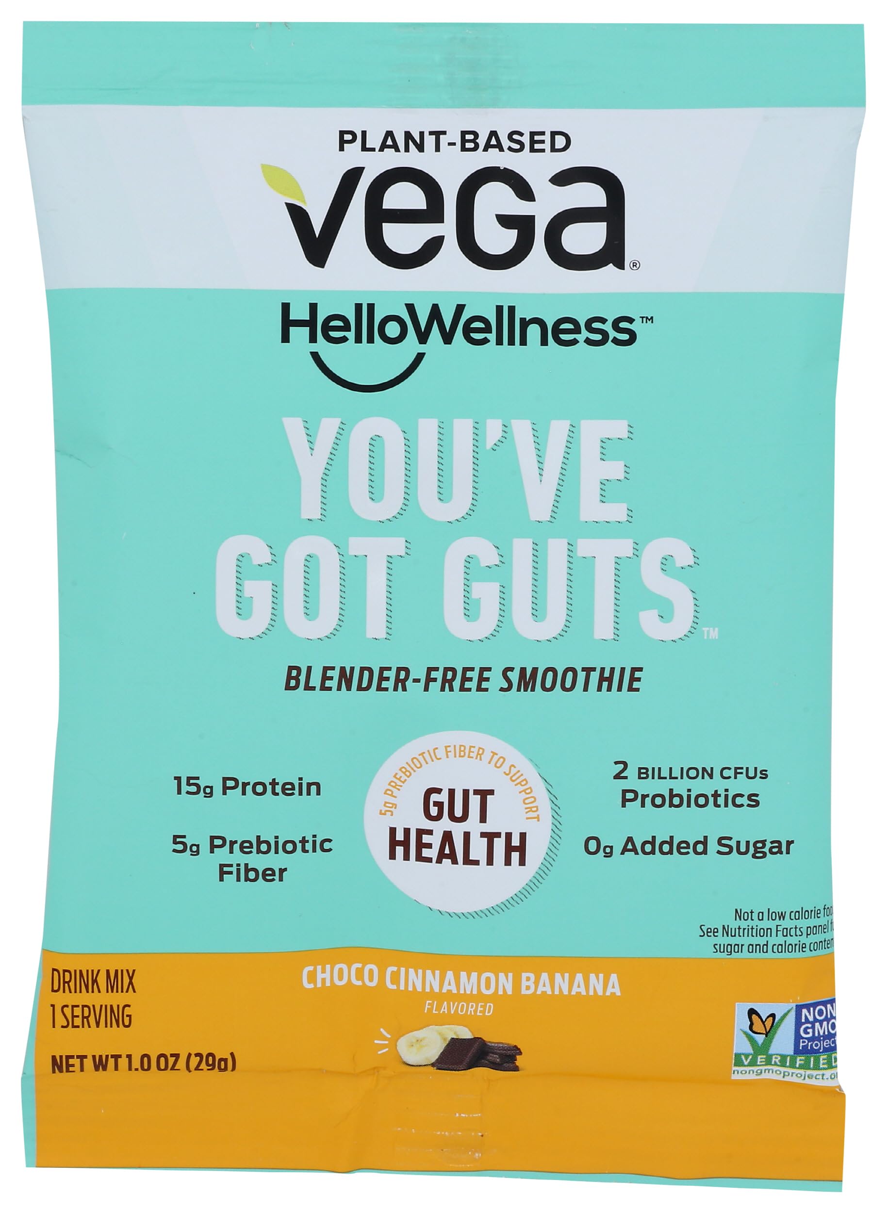 Vega HelloWellness You've Got Guts Choco Cinnamon Smoothie, 1 OZ