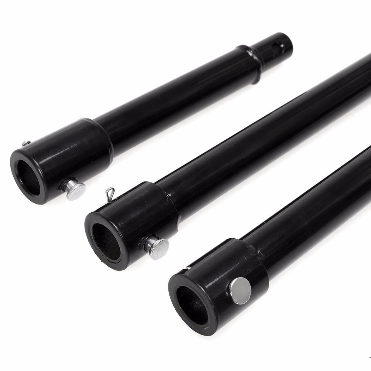 XtremepowerUS3 3 Pieces Auger Extension Drill Bits (8", 12", 20" Length) Extension Earth Ice Auger Extension Set Post Hole Digger Replacement Compatible to 3/4" Shaft