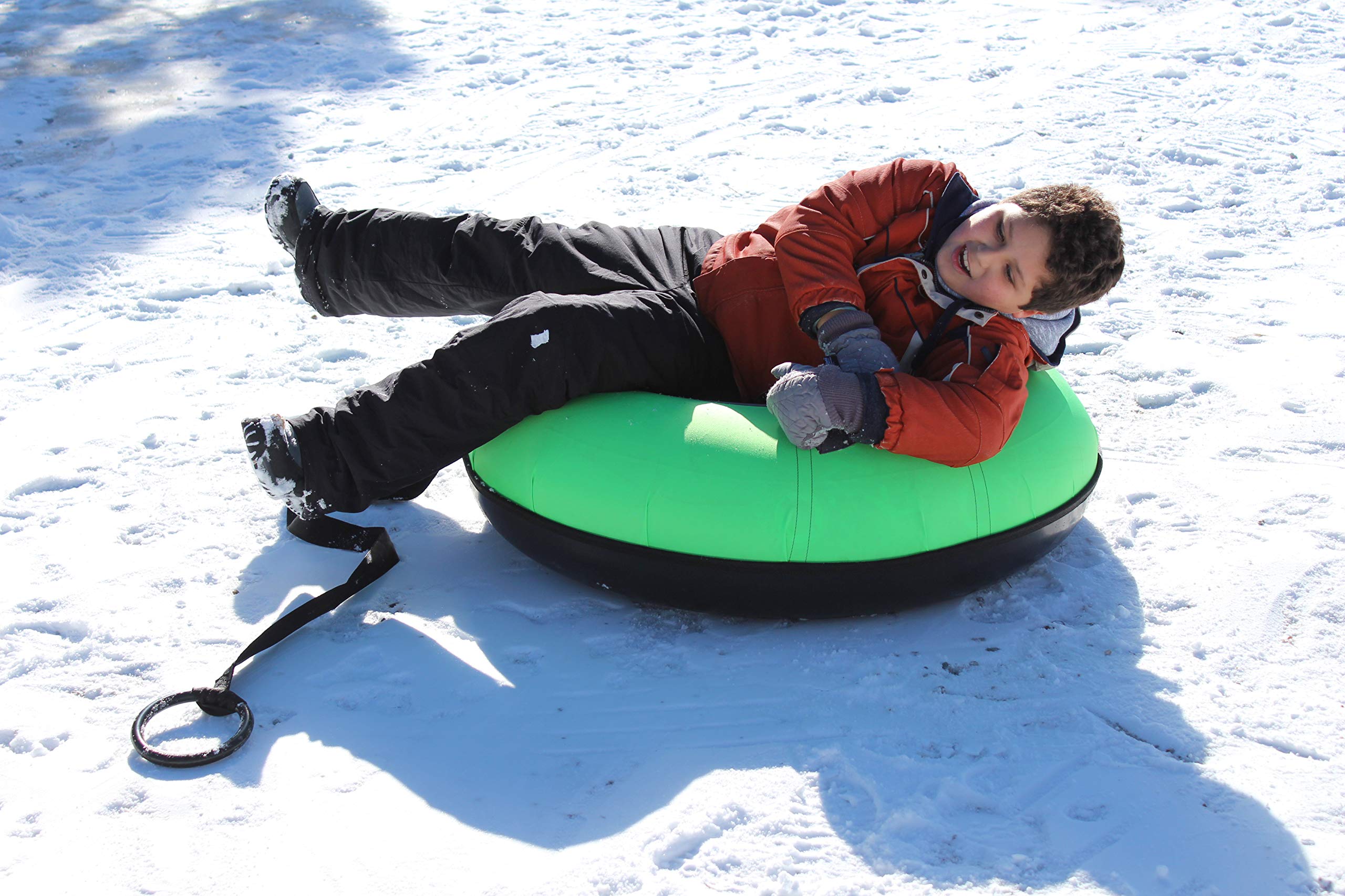 Slippery Racer Heavy Duty Commercial Snow Tube, Hard Bottom, Cushion Insert, Canvass Cover-42β