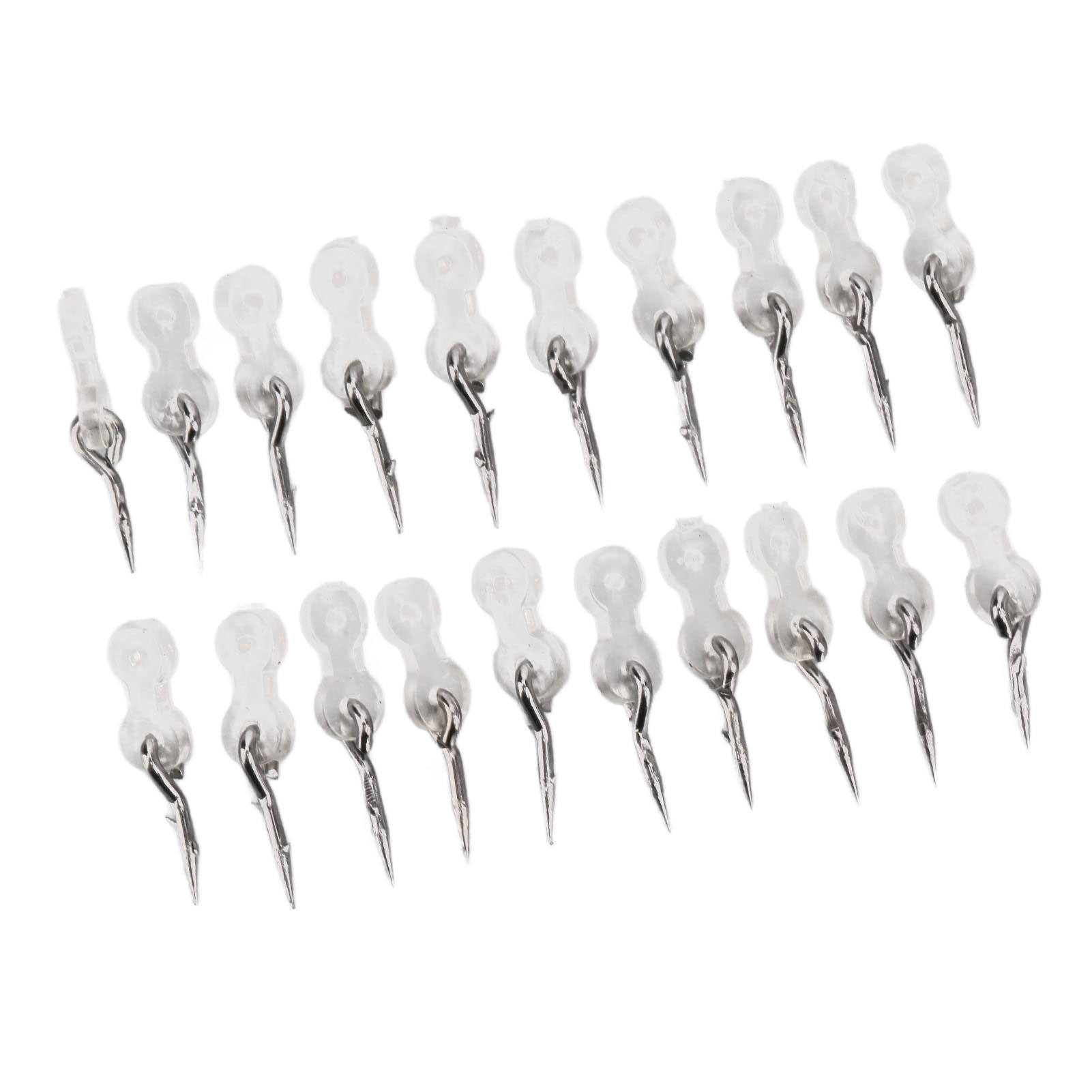 VGEBY Float Bait Needles,20Pcs White Floating Fishing Carp Lures Fish Gear Supplies Accessories Bait Needle Fish for Making Rigs (7mm) Other Fishing Tools and Accessories