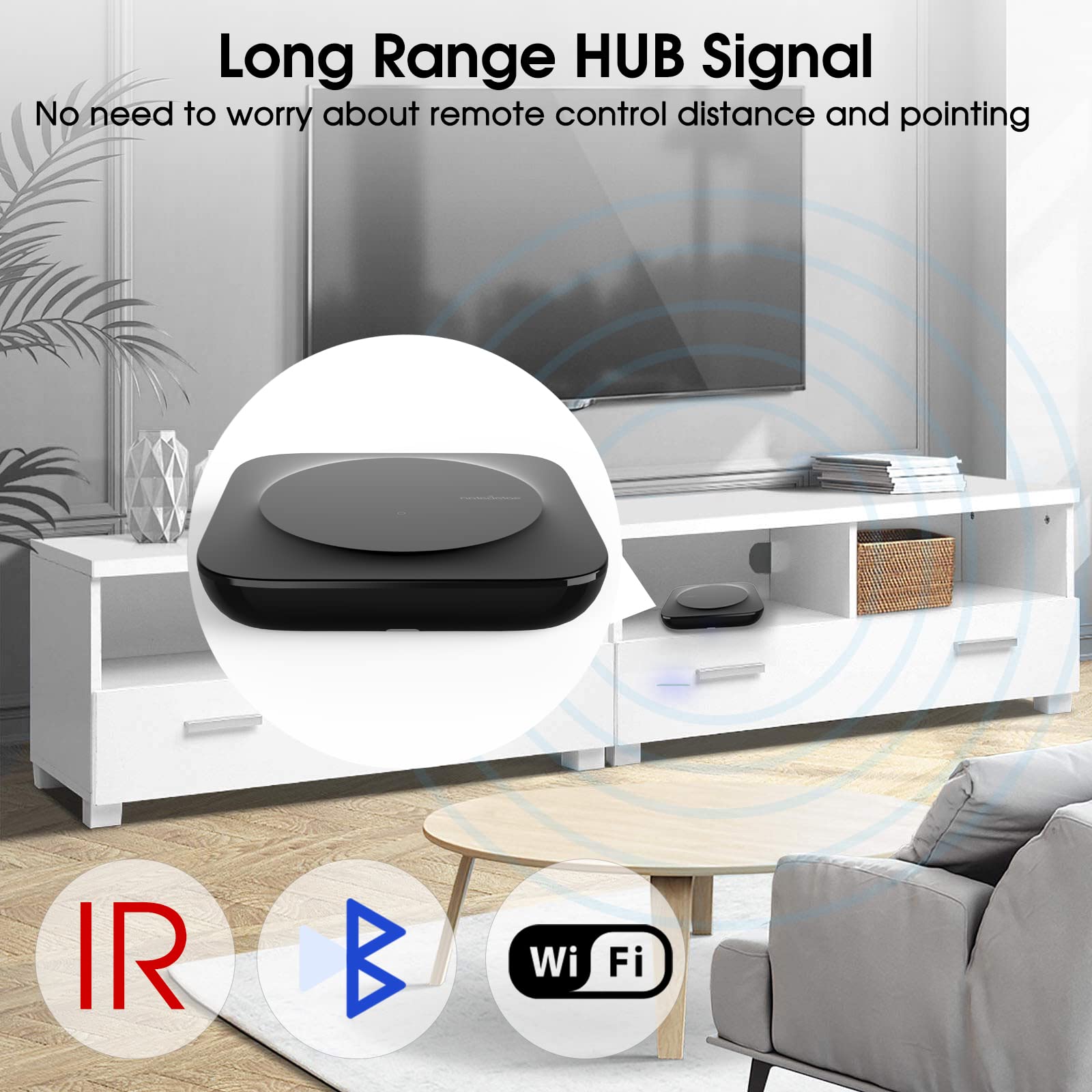 SofaBaton Universal Remote with Hub, All-in-one Smart Remote Control with Customizable APP, One-Touch Activities, Compatible with 60+ Devices TV/Soundbar/Streaming Players and More, Works with Al*exa