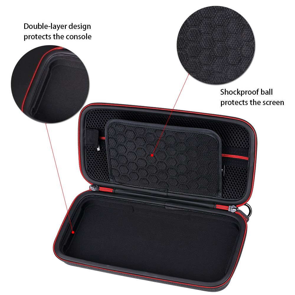 Smatree Hard Carrying Case Compatible for Nintendo Switch-Fit for Extra Switch Pro Controller