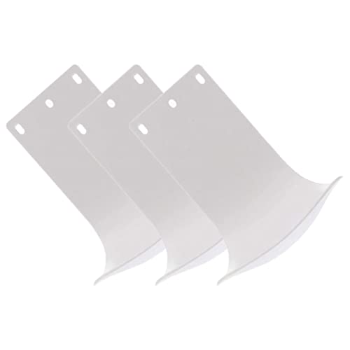 Yardwe Serving Tray 3pcs soap Dispenser Tray Hand Gel Dispenser Holder Laundry drip Trays Spray Drip Tray Hand soap Dispenser Wall Laundry Stand Soap Catch Tray Leakproof White abs