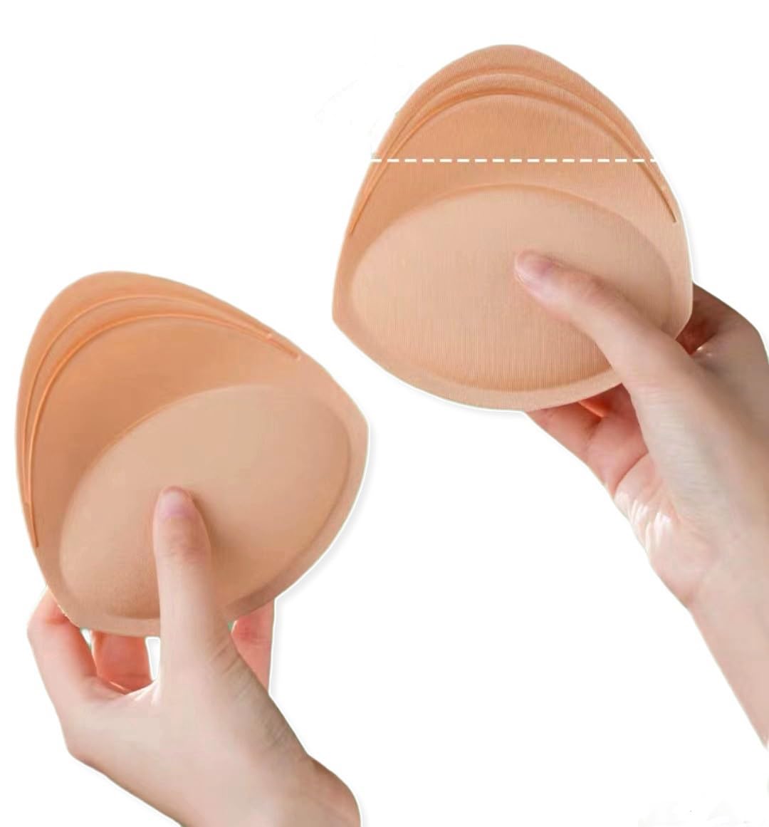 RMYLOVE Women’s Adhesive Bra Insert Pads Breast Enhancer Removable Breathable Sticky Push Up Inserts Bra