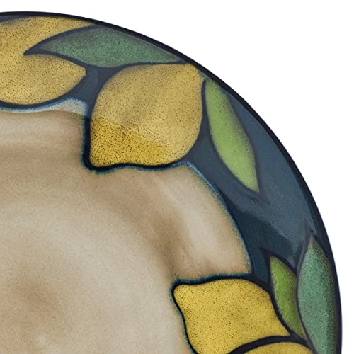 Pfaltzgraff Painted Lemons 12 Piece Dinnerware Set, Service for 4