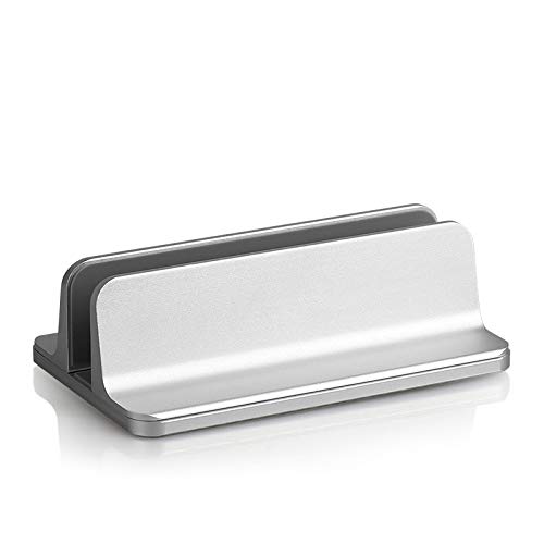 Vertical Laptop Stand, Desktop Stand, Adjustable Laptop Holder with Adjustable Dock Size,Anodized Aluminum Alloy,Three Sides of Silicone Scratch Proof It is Suitable for Almost All Laptop Computers