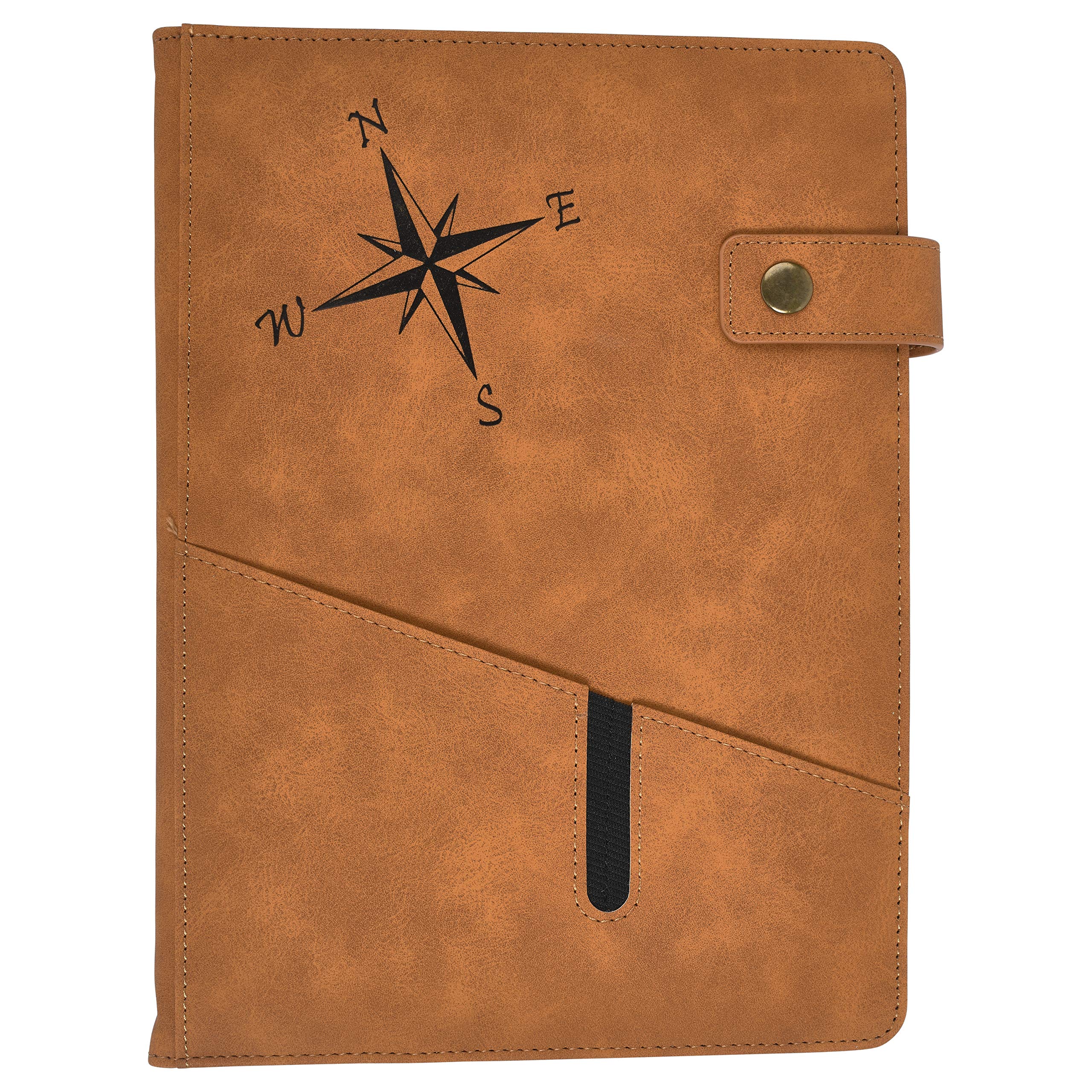 The Compass Rose Journal Notebook | Snap Closed Journal, 5 x 8 Inch, 200 Pages | Diary, Cute Notebook Journal, Personal Journal For Women or Men