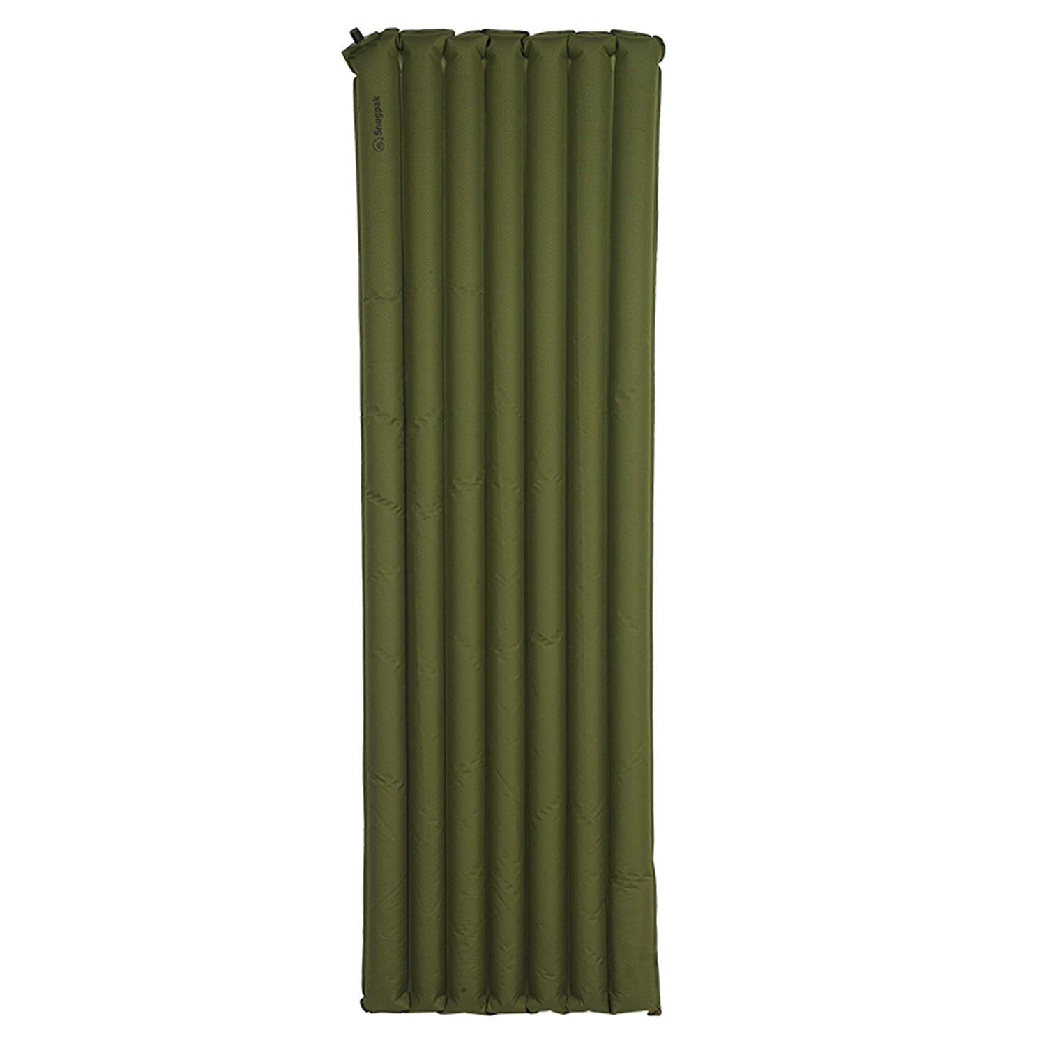 Snugpak Basecamp Ops Air Mat with Built in Foot Pump and Non-Slip Bottom, Olive