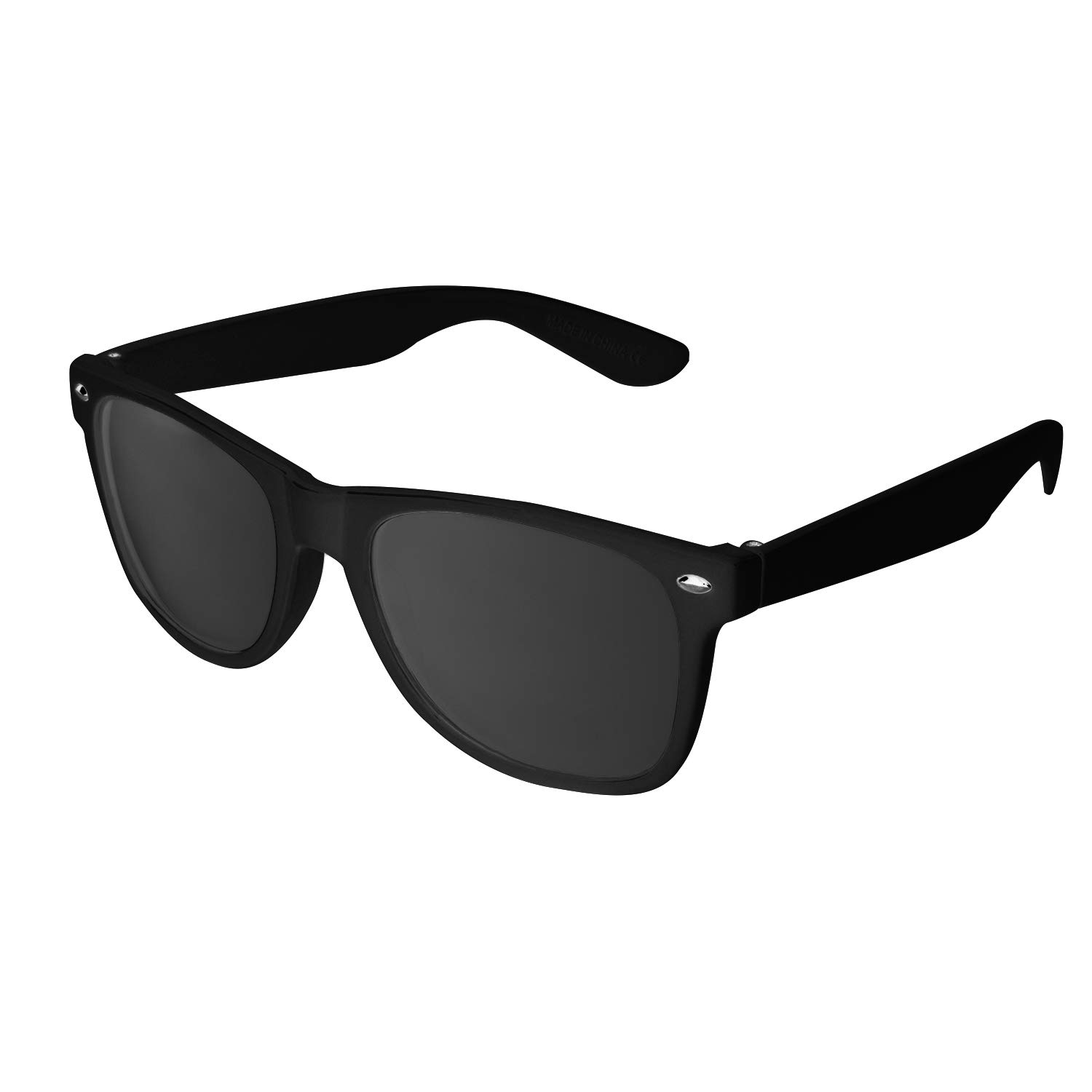 Super Z Outlet Plastic Vintage Retro Style Sunglasses Classic Shades Eyewear Party Prop Favors (12 Pairs) (Black)