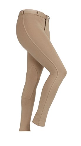 Shires, Maids Saddlehugger Jodhpurs (Beige, 28)