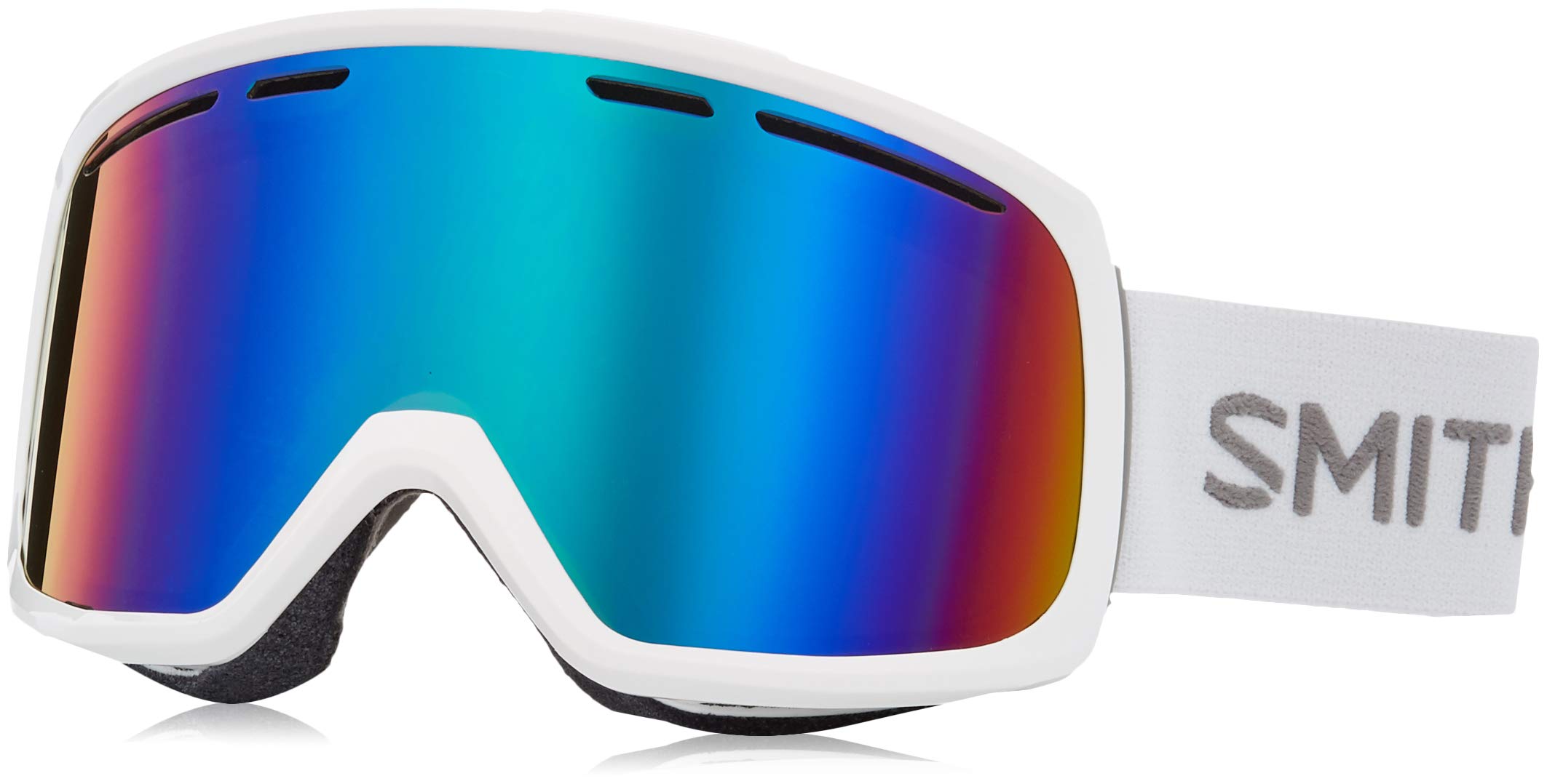 Smith Optics Range Snow Goggles White with Green Sol-X Mirror lens