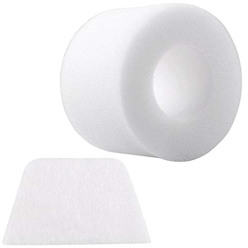 WQPY Vacuum Cleaner Parts Foam Filter and Filter Frame Set Compatible with Shark Upright IF130 FLT9596 + FLT9597 Smart Sweeping Robot Vacuum Cleaner Accessories