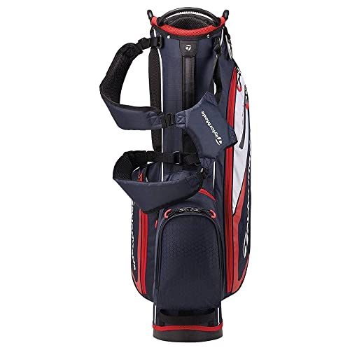TaylorMade Select ST Stand Bag, Navy/White/Red